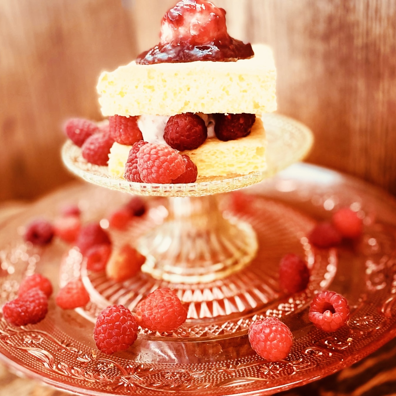 Raspberry Shortcake - D'licious Treats